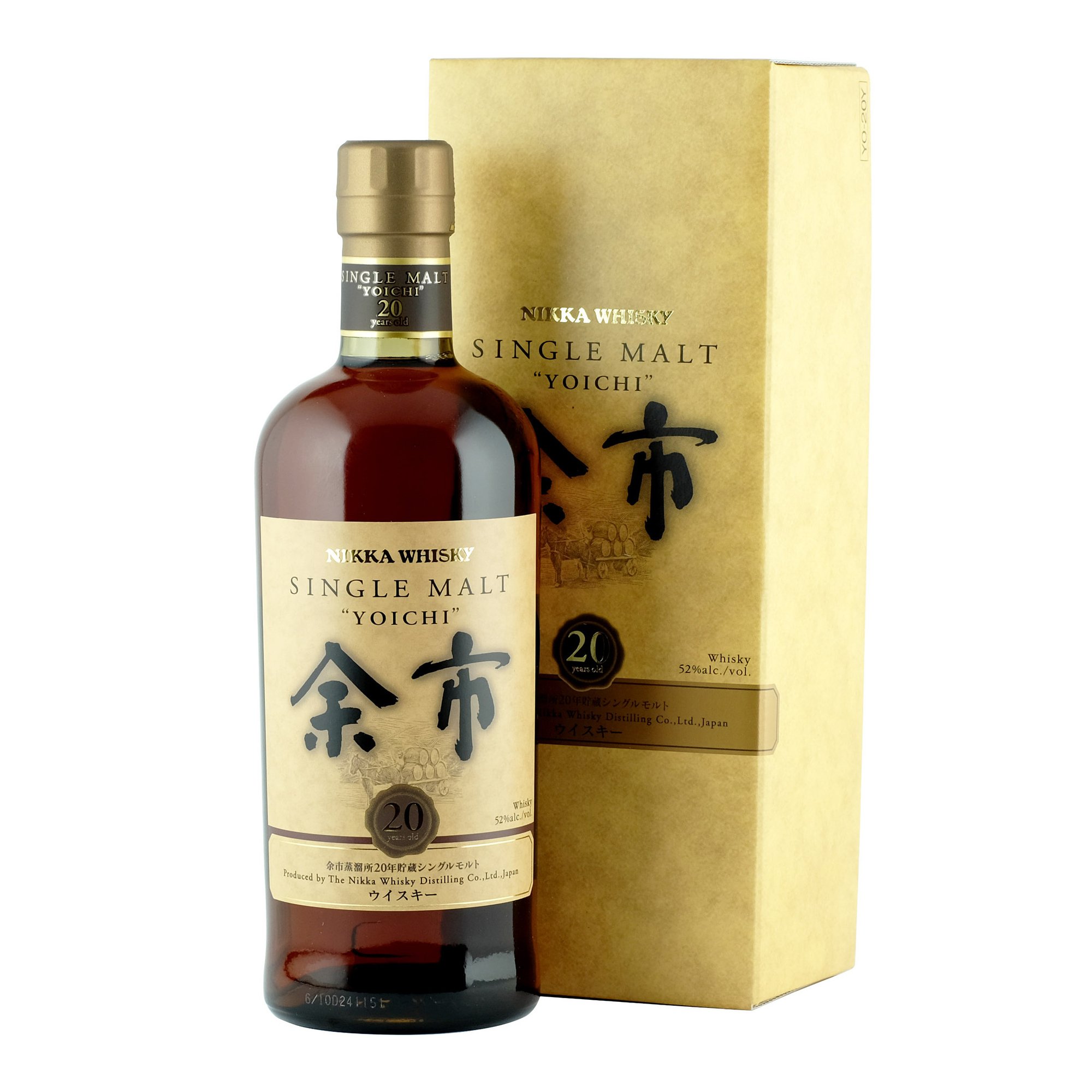 余市 Yoichi 20 Year Old Single Malt Japanese Whisky - WHISKIMEN