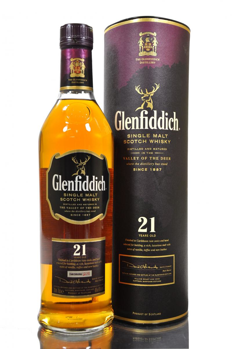 Glenfiddich 21 Year Old Single Malt Scotch Whisky WHISKIMEN
