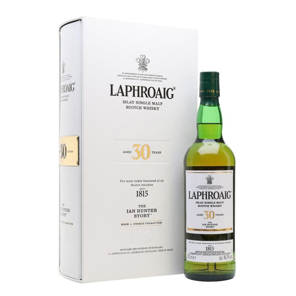 Laphroaig 30 Year Old Single Malt Scotch Whisky Ian Hunter Book 1