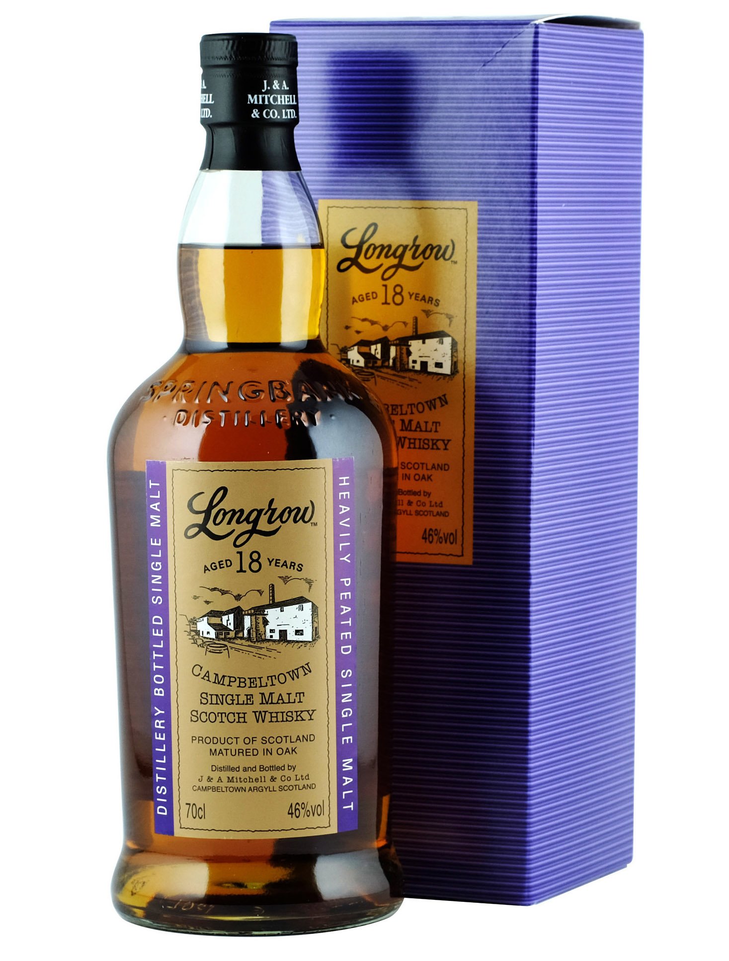 Longrow 18 Year Old Single Malt Scotch Whisky - WHISKIMEN