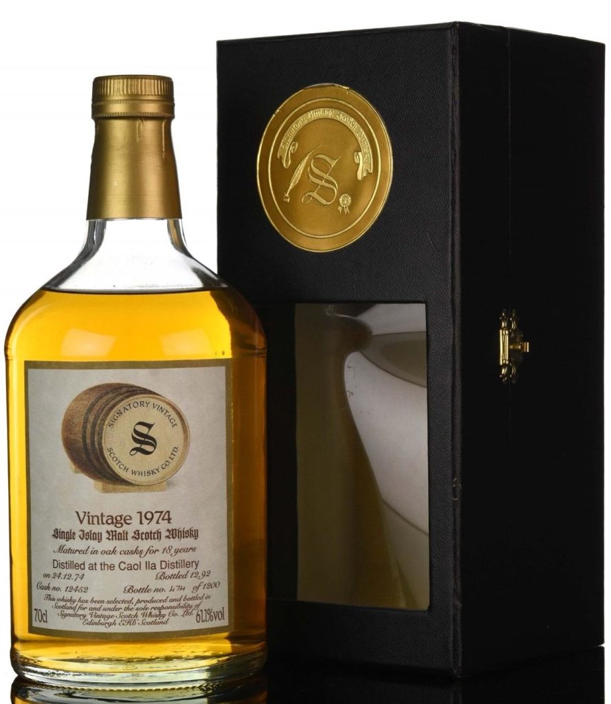 Signatory Vintage Caol Ila 1974 18 Year Old Single Malt Scotch Whisky ...