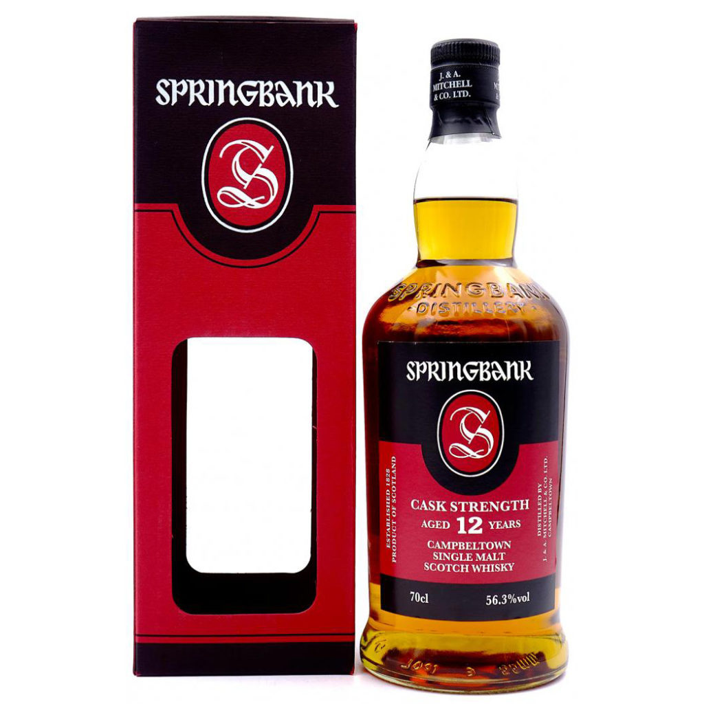 Springbank 12 Year Cask Strength Old Single Malt Scotch Whisky (2019 ...